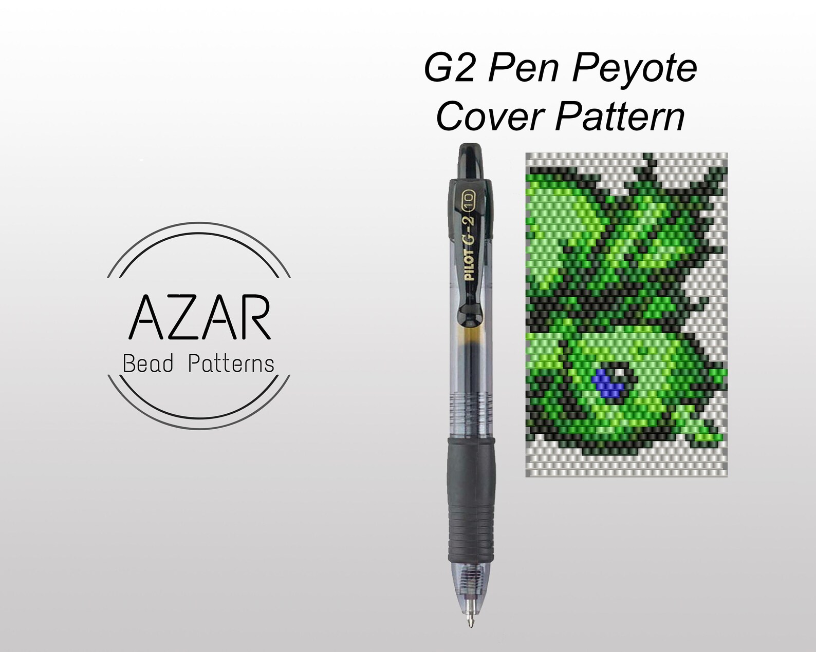 Dragon Peyote Pen Cover Pattern Set G2 Pen Pilot Bead | Etsy