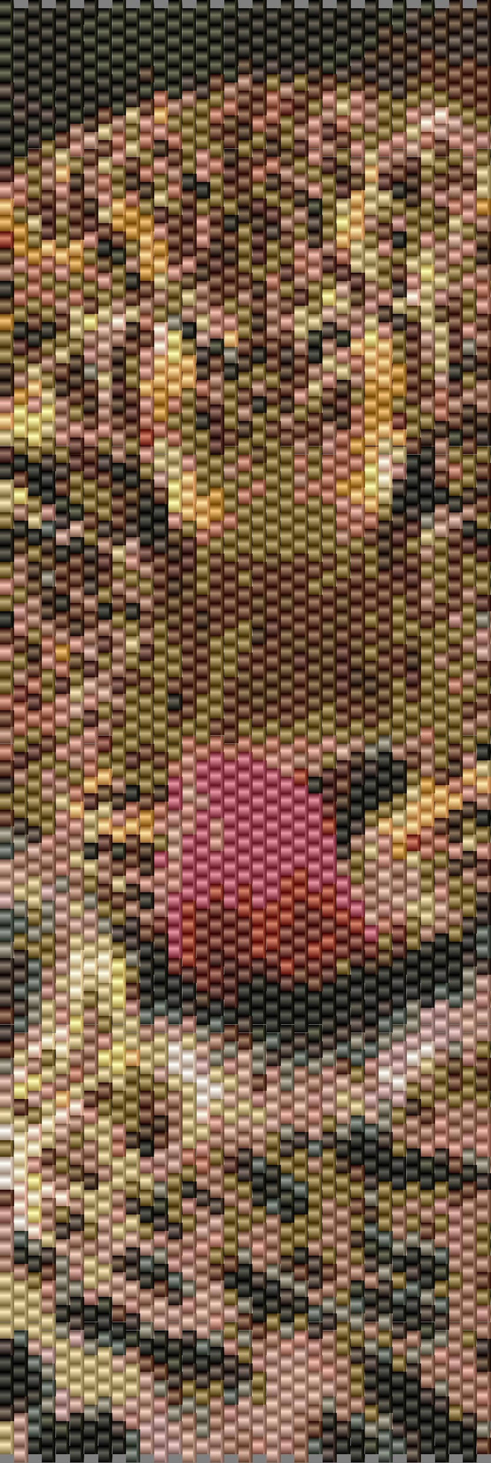 Cheetah Beaded Peyote Pattern Wild Cat Face Bracelet Pattern - Etsy