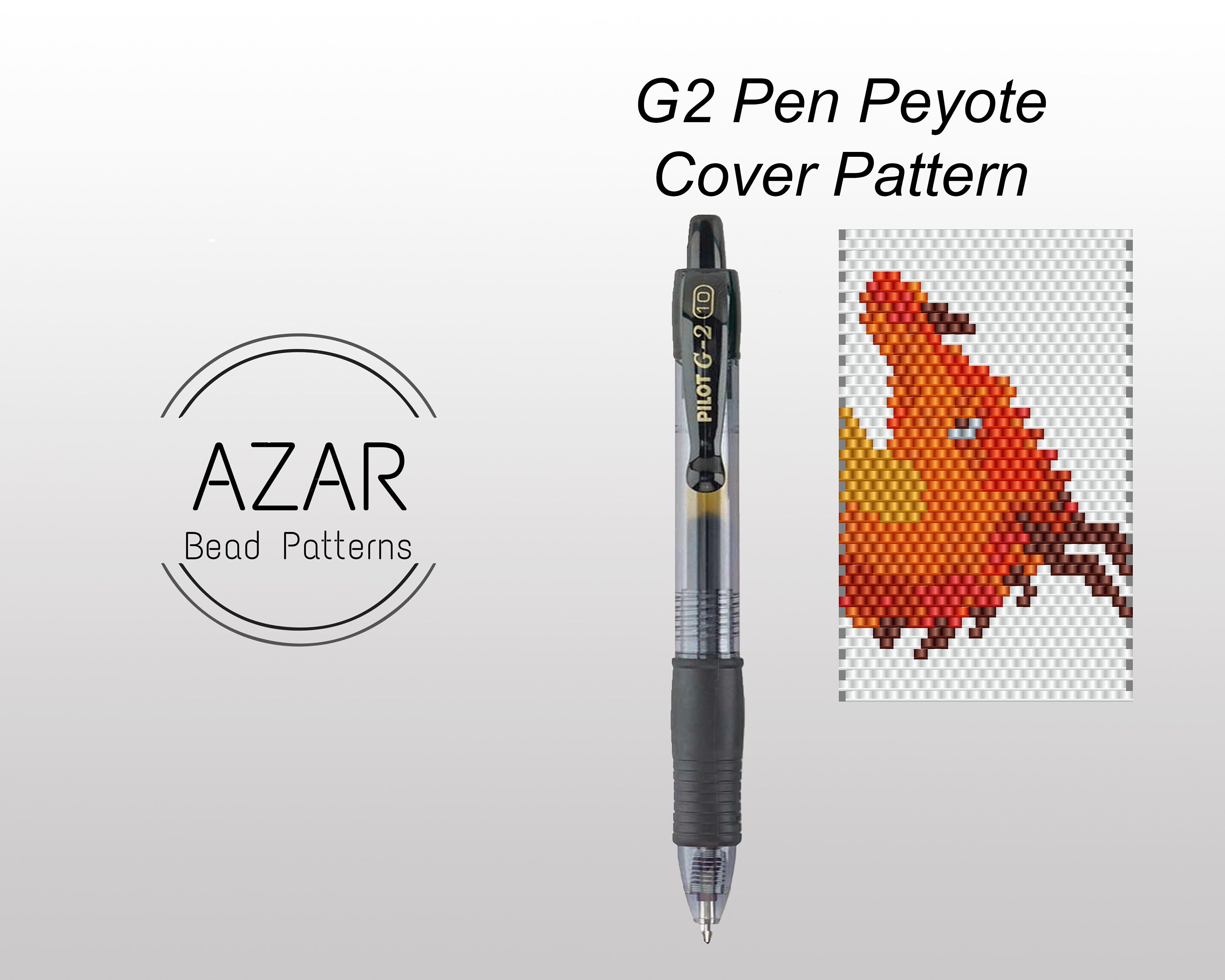 Dragon Peyote Pen Cover Pattern Set G2 Pen Pilot Bead | Etsy