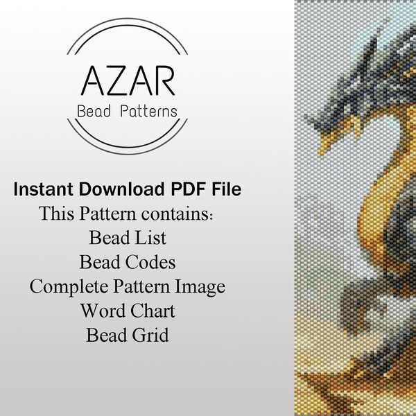 Dragon Bead Pattern - Etsy