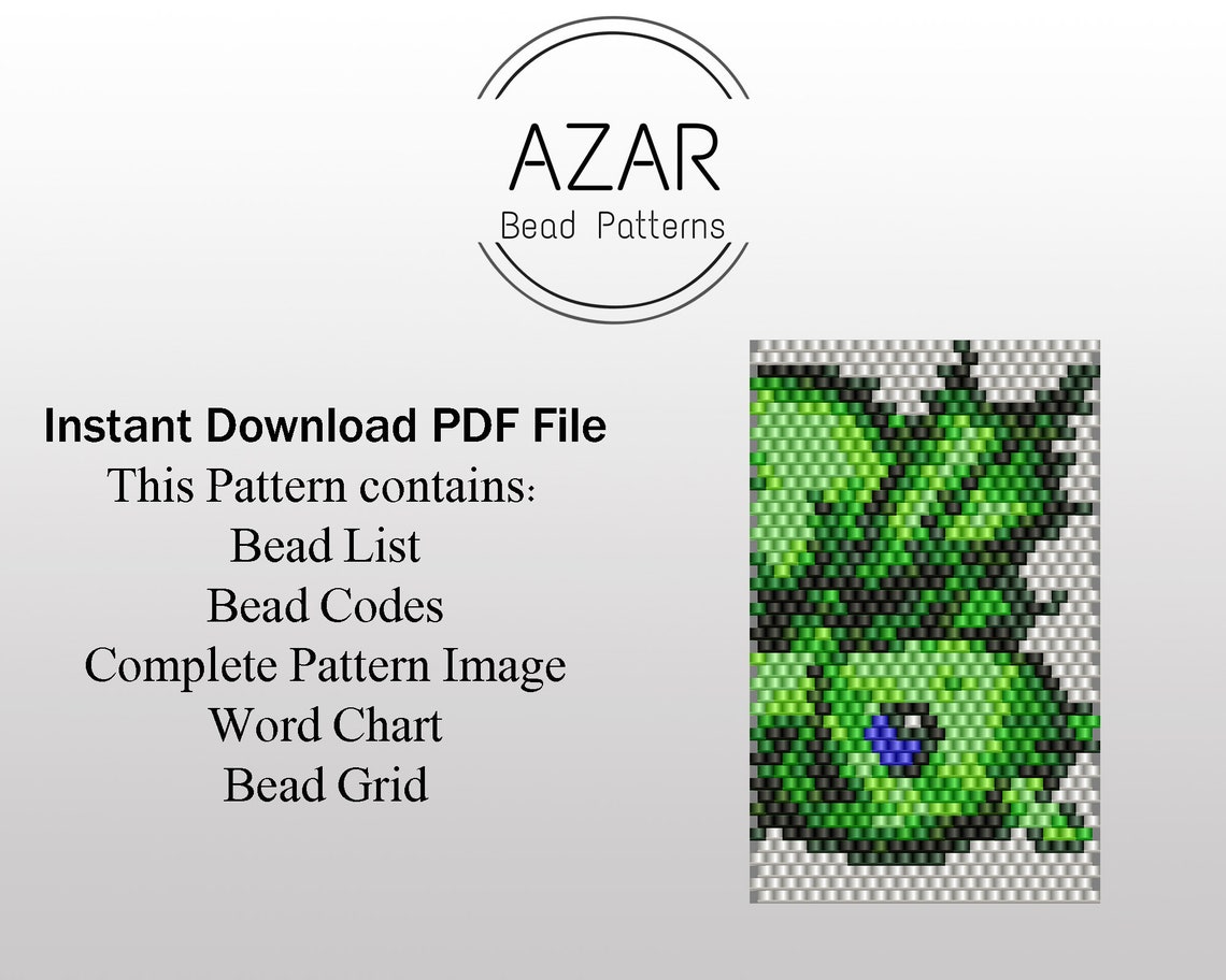 Dragon Peyote Pen Cover Pattern Set G2 Pen Pilot Bead | Etsy