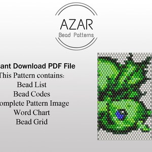 Dragon Peyote Pen Cover Pattern Set G2 Pen Pilot Bead Pattern Mythical ...