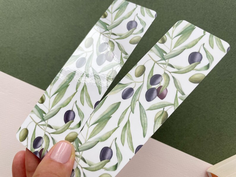 Mediterranean Bookmark Set of 4. Illustrated Italian Book Gift for ...