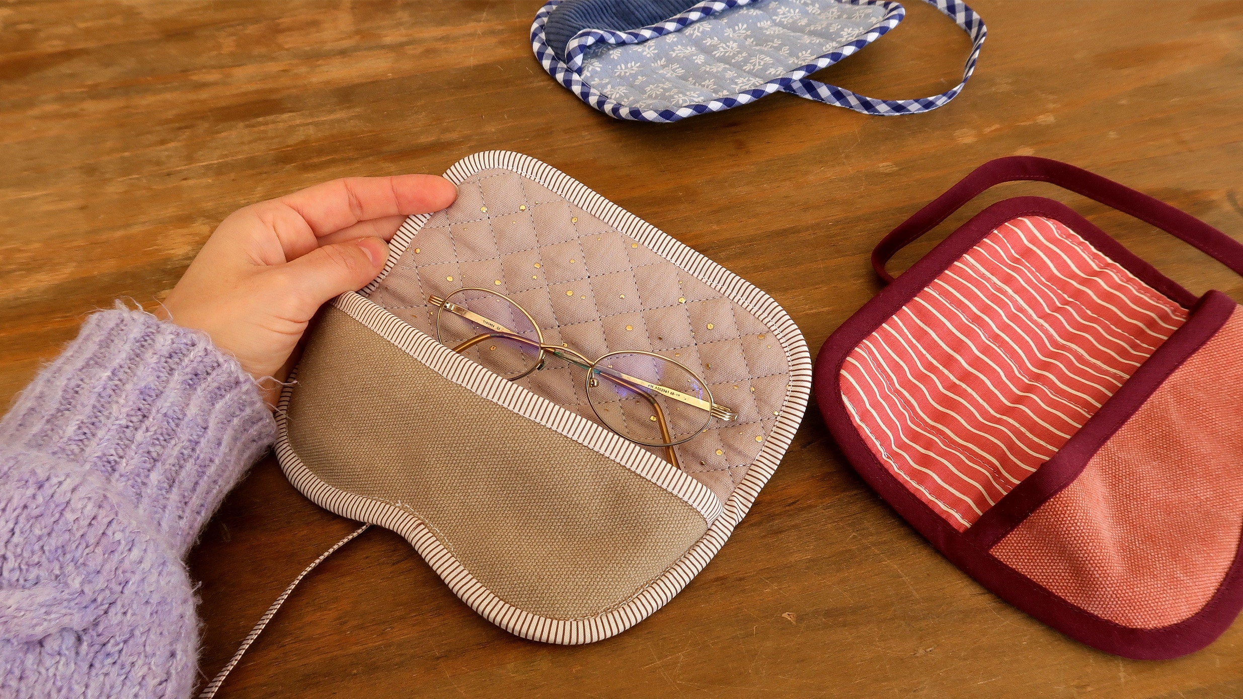 Glasses Case DIY | PDF Sewing Pattern (french, English, German) | Video ...