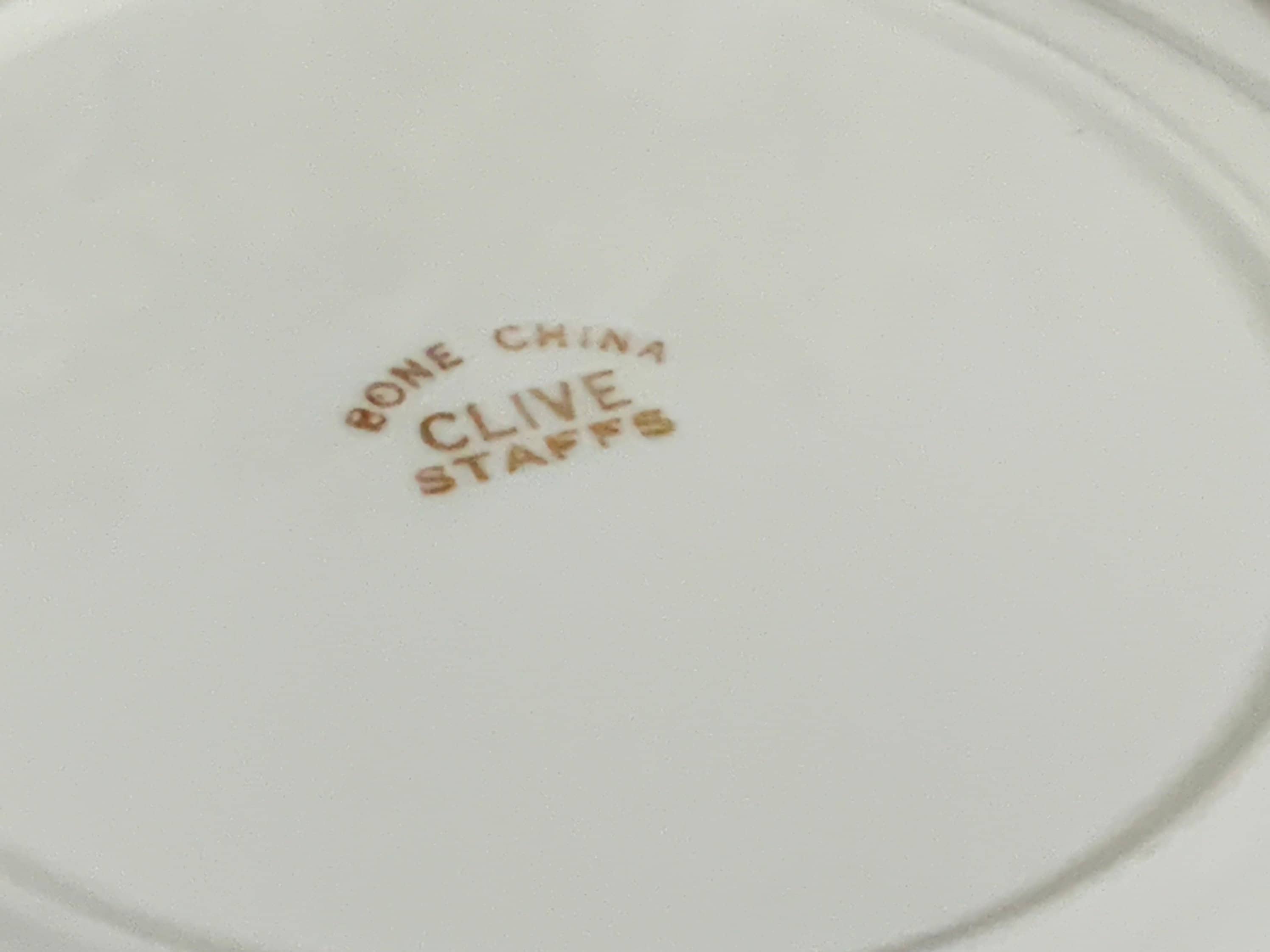 Teacup Trio CLIVE Staffs Bone China Tea Cup Trio - Etsy