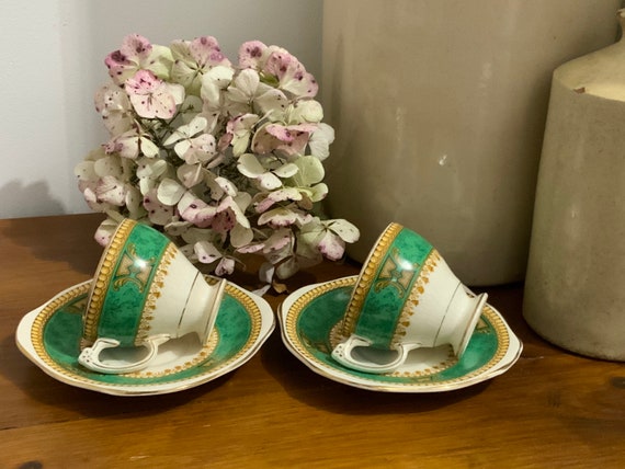 Teacup and Saucer Morley Ware Teacup and Saucer Duo - Etsy