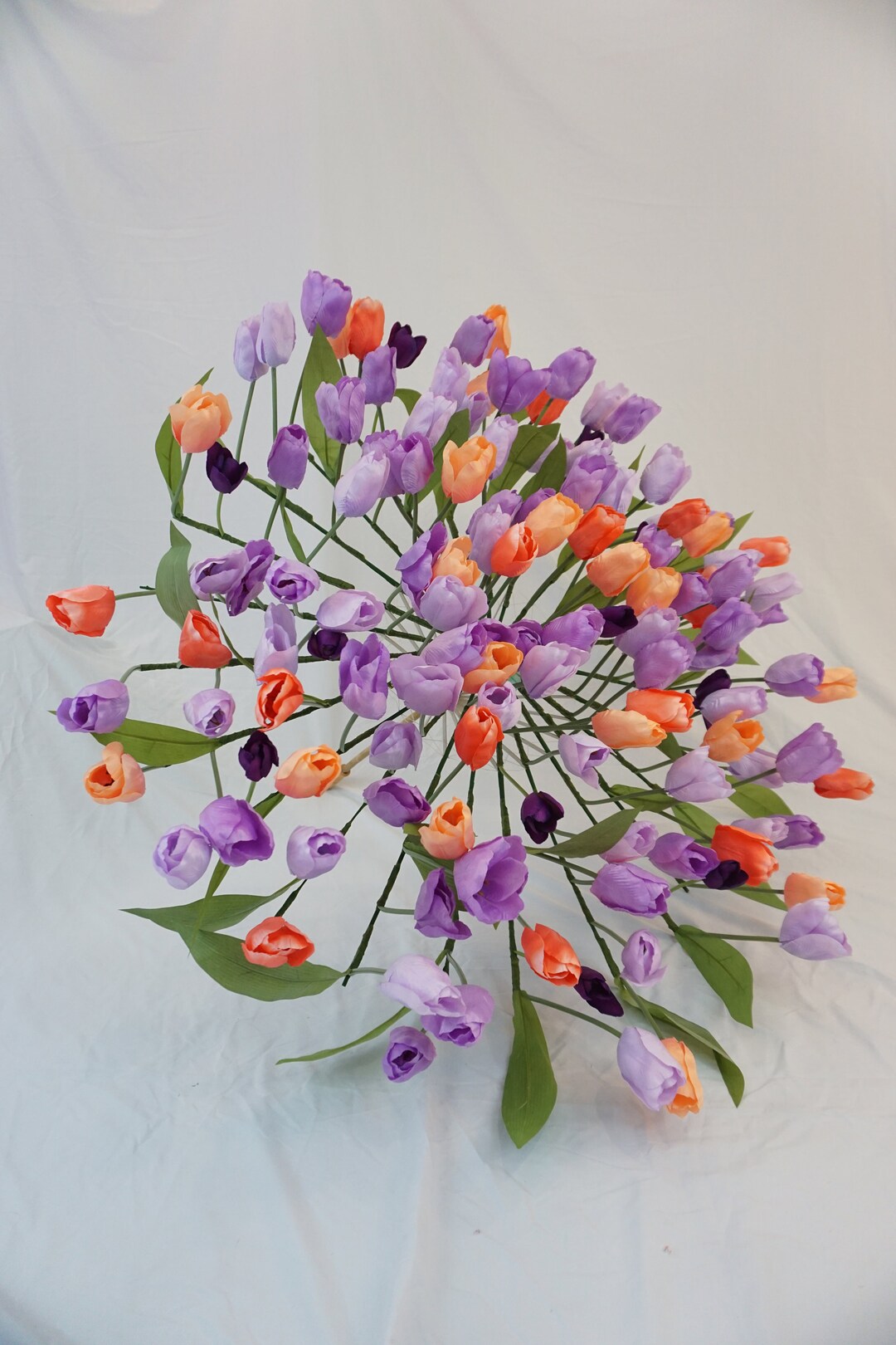 Tulip Garden Parasol - Floral Fashion Accessory, Photo Shoots, Weddings ...