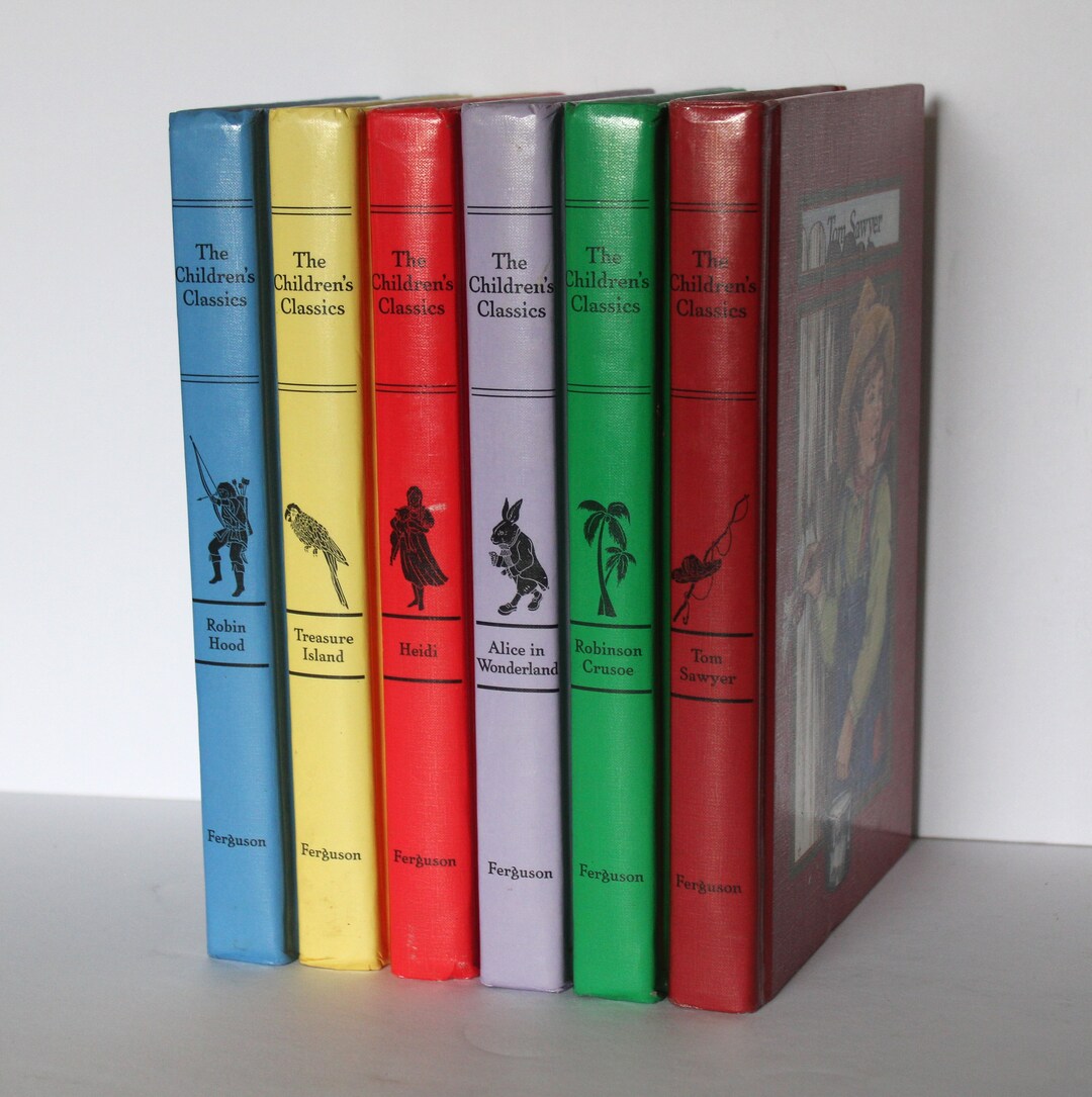 The Children's Classics Book Bundle Various Authors Hard Cover Vintage ...