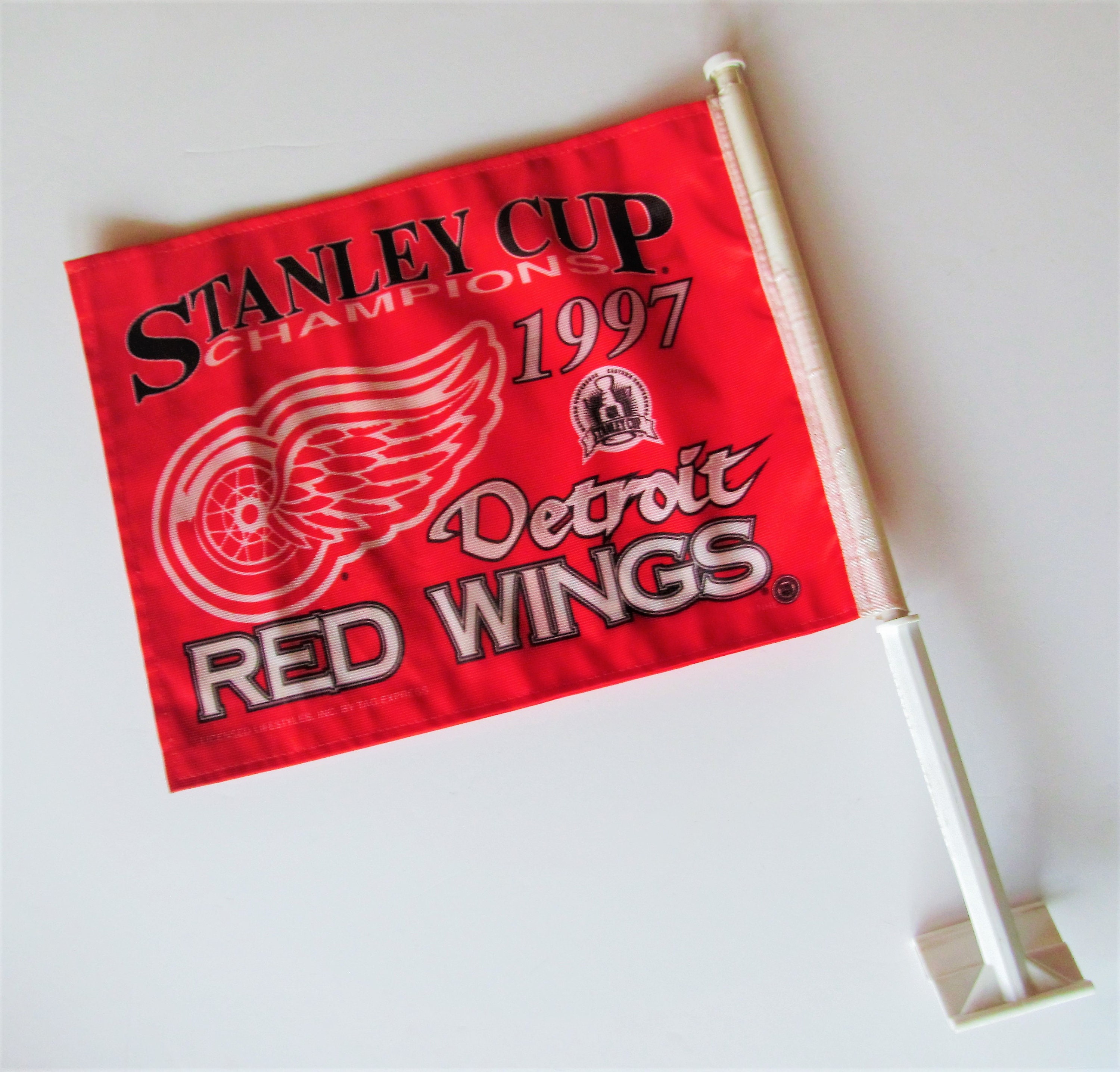 Vintage 1997 DETROIT RED WINGS Stanley Cup Champions Flag | Etsy