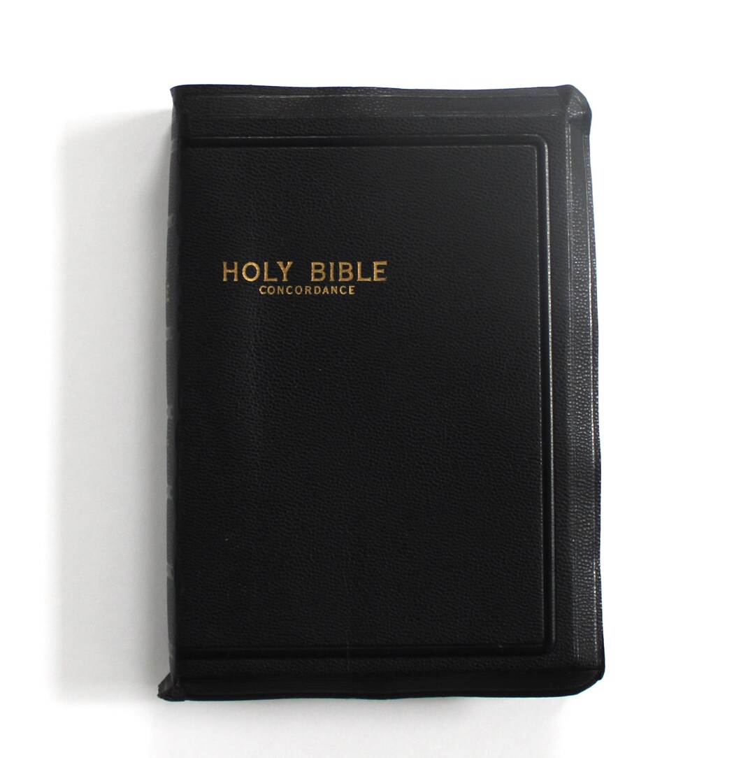 Antique Holy Bible Red Letter Edition Concordance Maps - Etsy