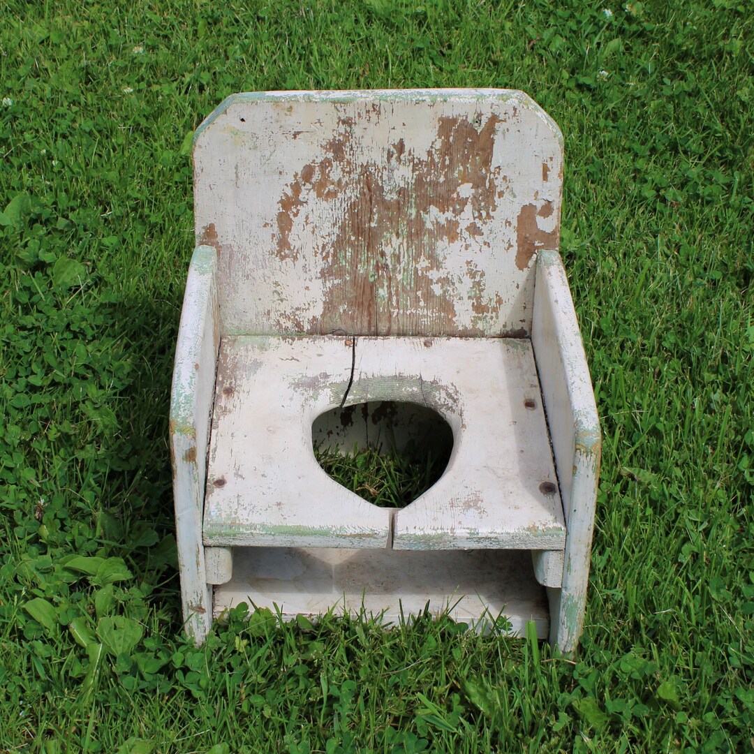 Antique Handmade Primitive Solid Wood Child's Potty Chair - Etsy