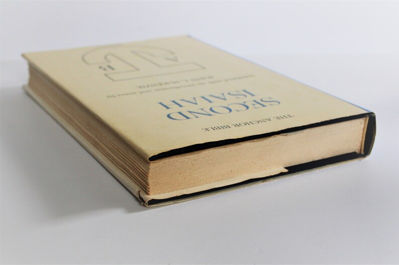 The Anchor Bible: Second Isaiah, 1968 Doubleday First Edition - Etsy ...