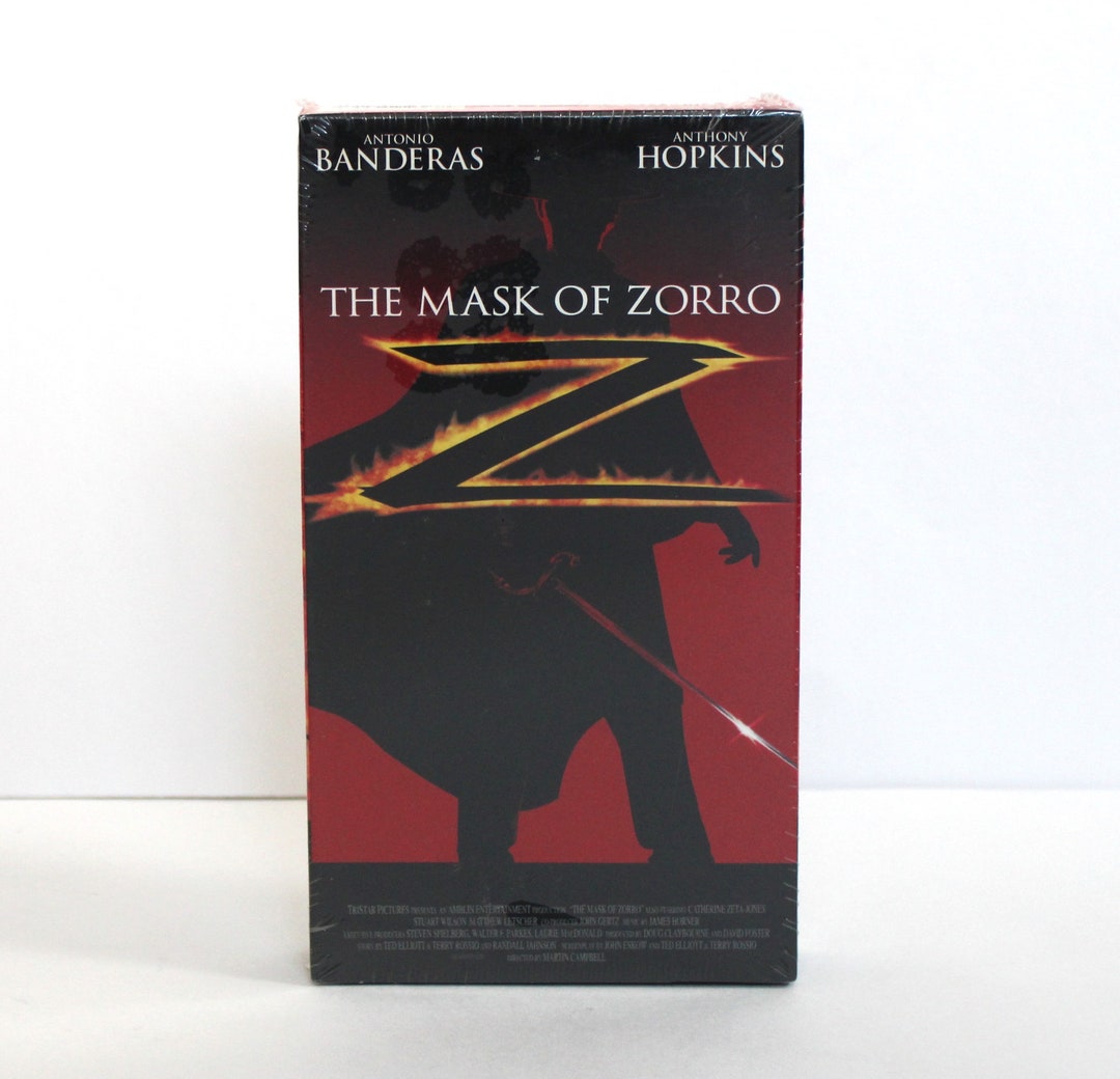 The MASK of ZORRO 1998 VHS Tape ~ New, Sealed! - Etsy