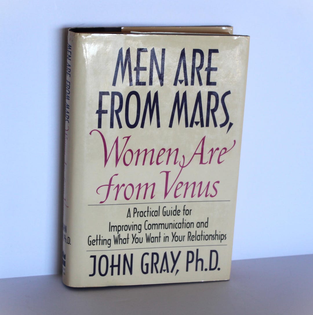 Men Are From Mars, Women Are From Venus by John Gray, Ph.d. hardcover ...