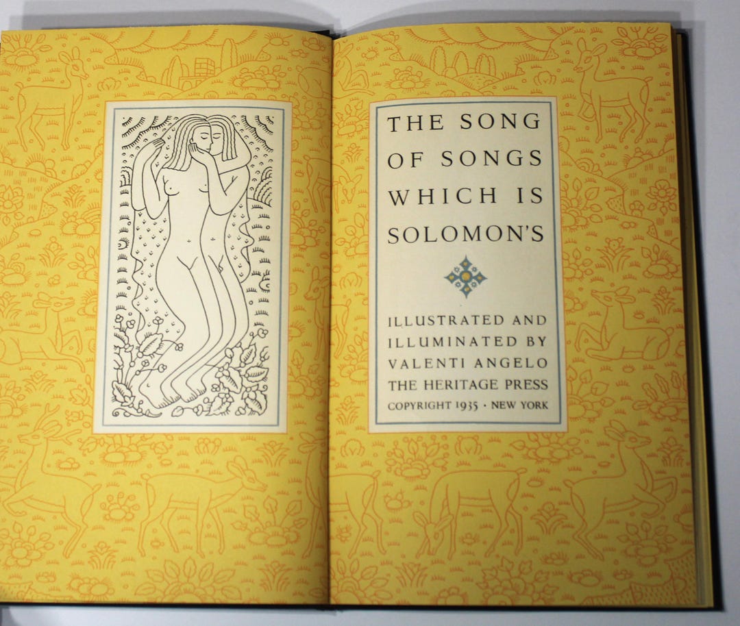 The Song of Songs Which is Solomon's Illustrated and Illuminated by ...