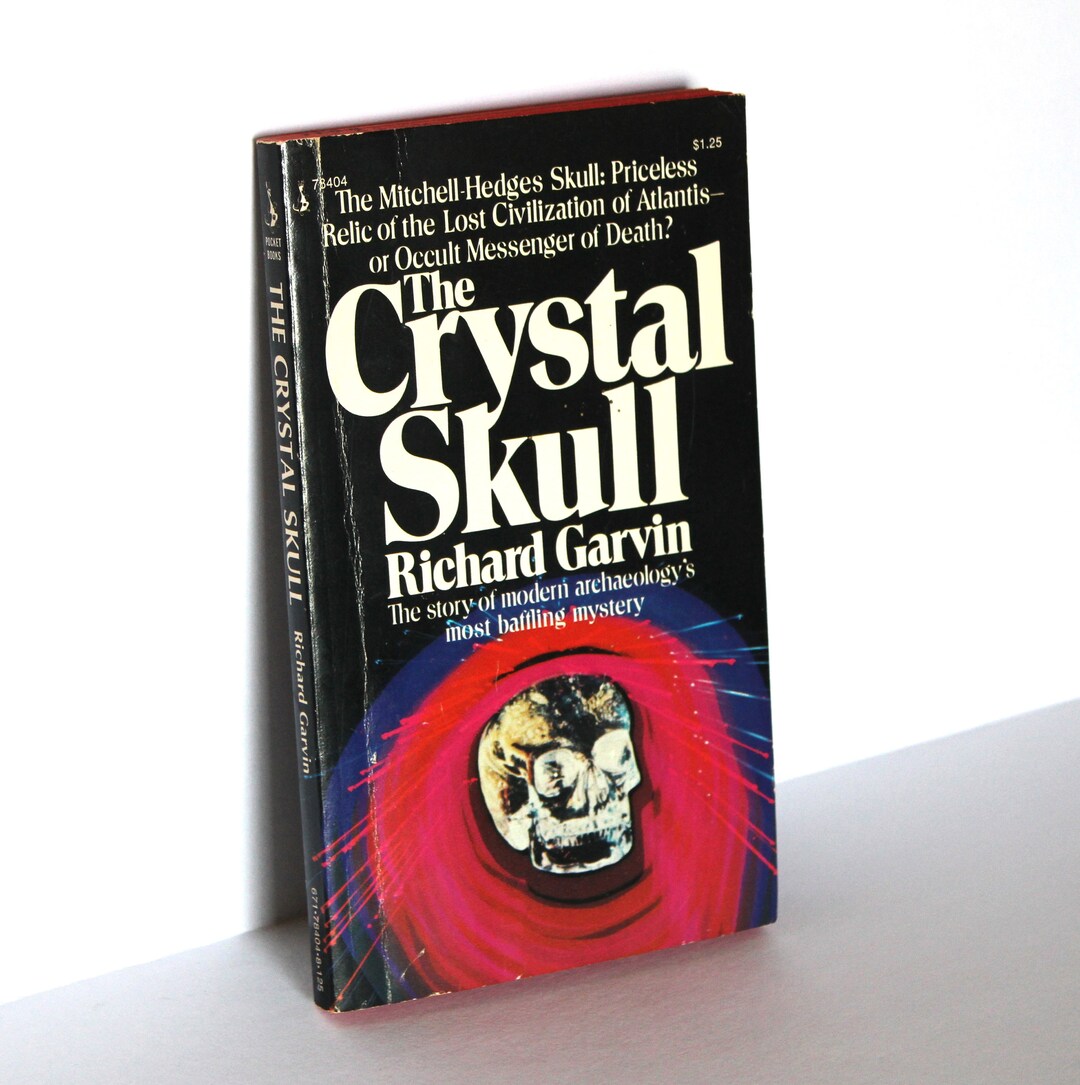 1974 the Crystal Skull by Richard Garvin Paperback Mitchell-hedges ...