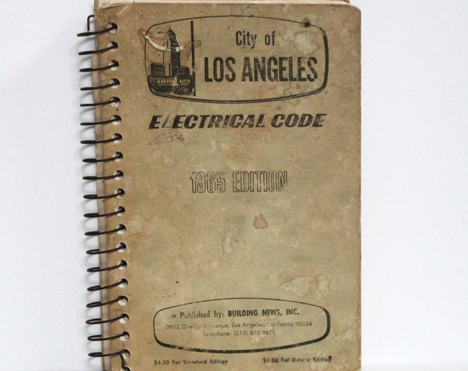 City of Los Angeles ELECTRICAL CODE 1965 Edition - Etsy