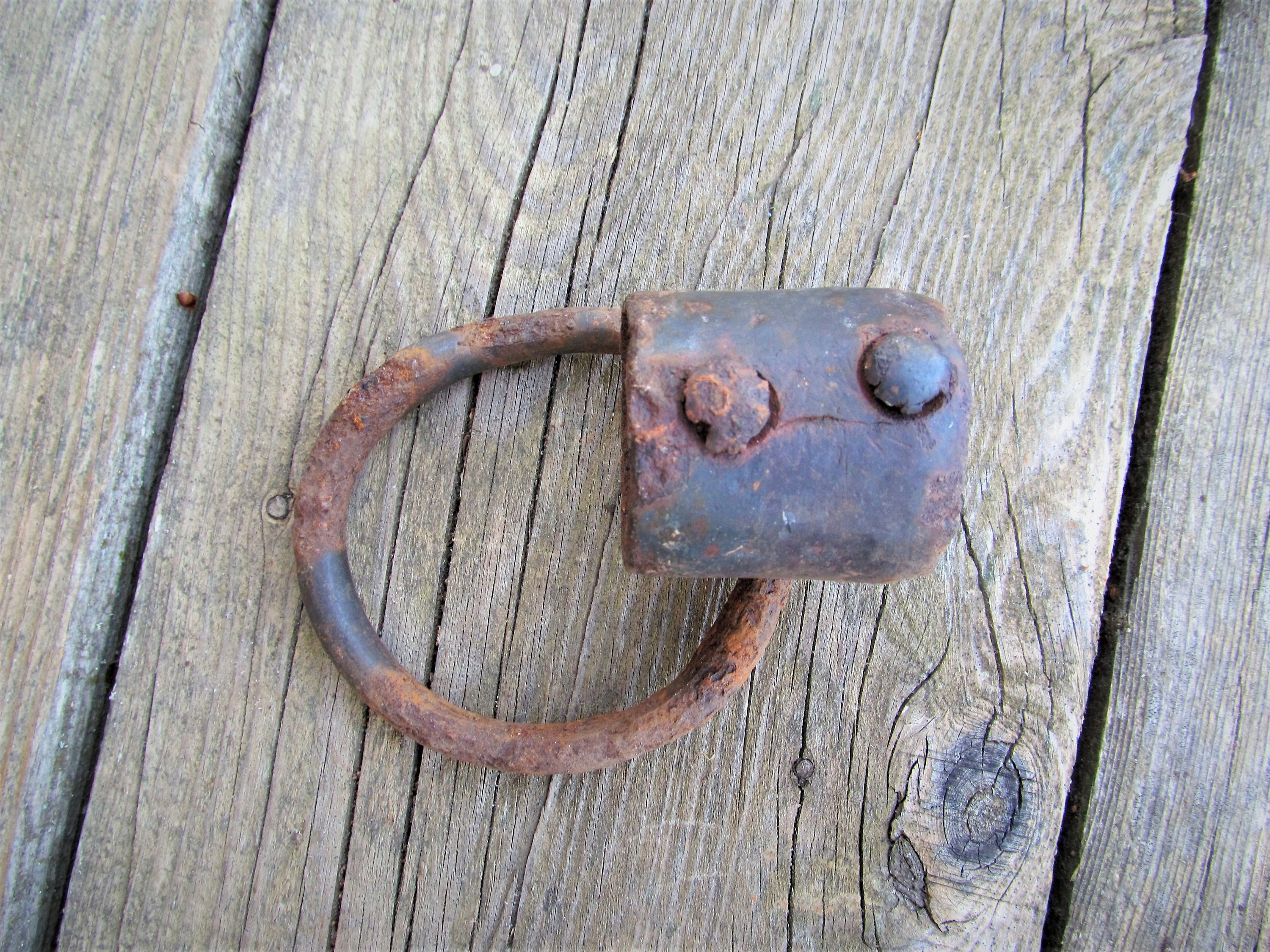 Antique 1800's Hitching Post Horse Tether Iron Tie Rings - Etsy