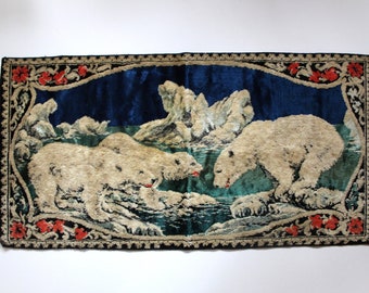 Tapestry Polar Bear - Etsy