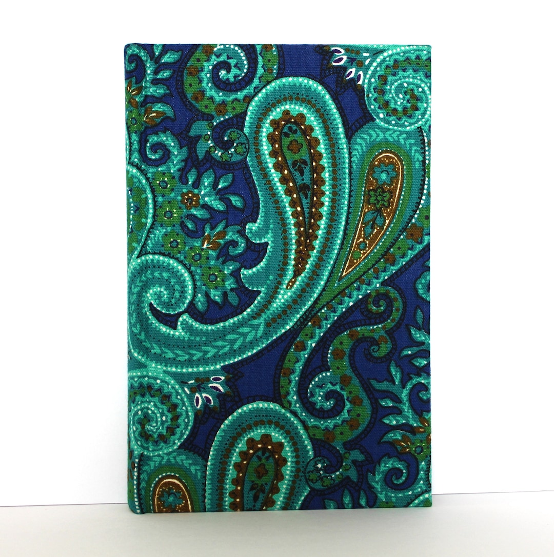 Vintage Fabric Bound Manuscript Book, Blank Journal, Diary ~ Empire ...