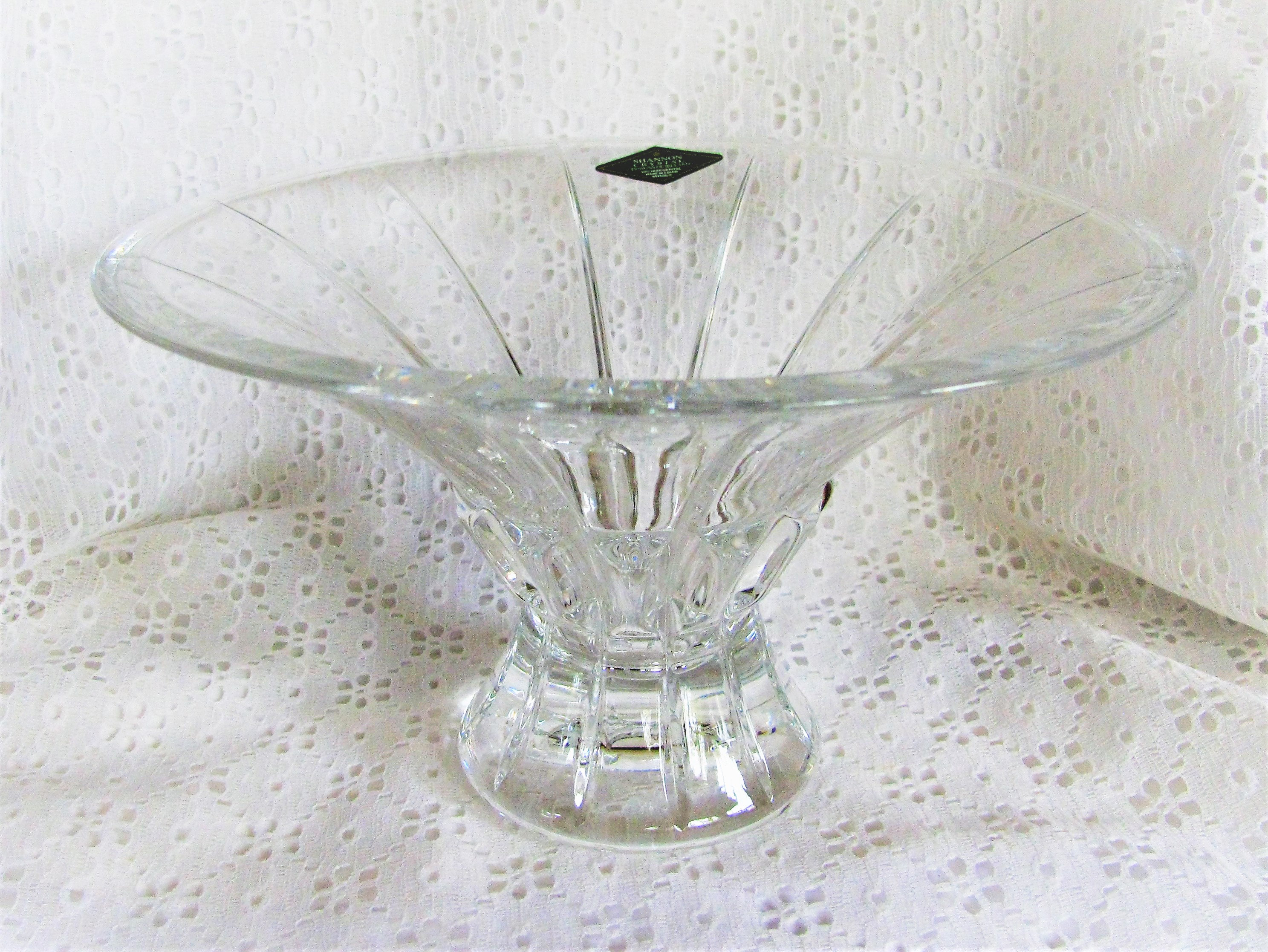 Shannon Crystal DESIGNS OF IRELAND 24% Lead Crystal Vase by - Etsy