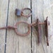 Antique 1800's Hitching Post Horse Tether Iron Tie Rings - Etsy