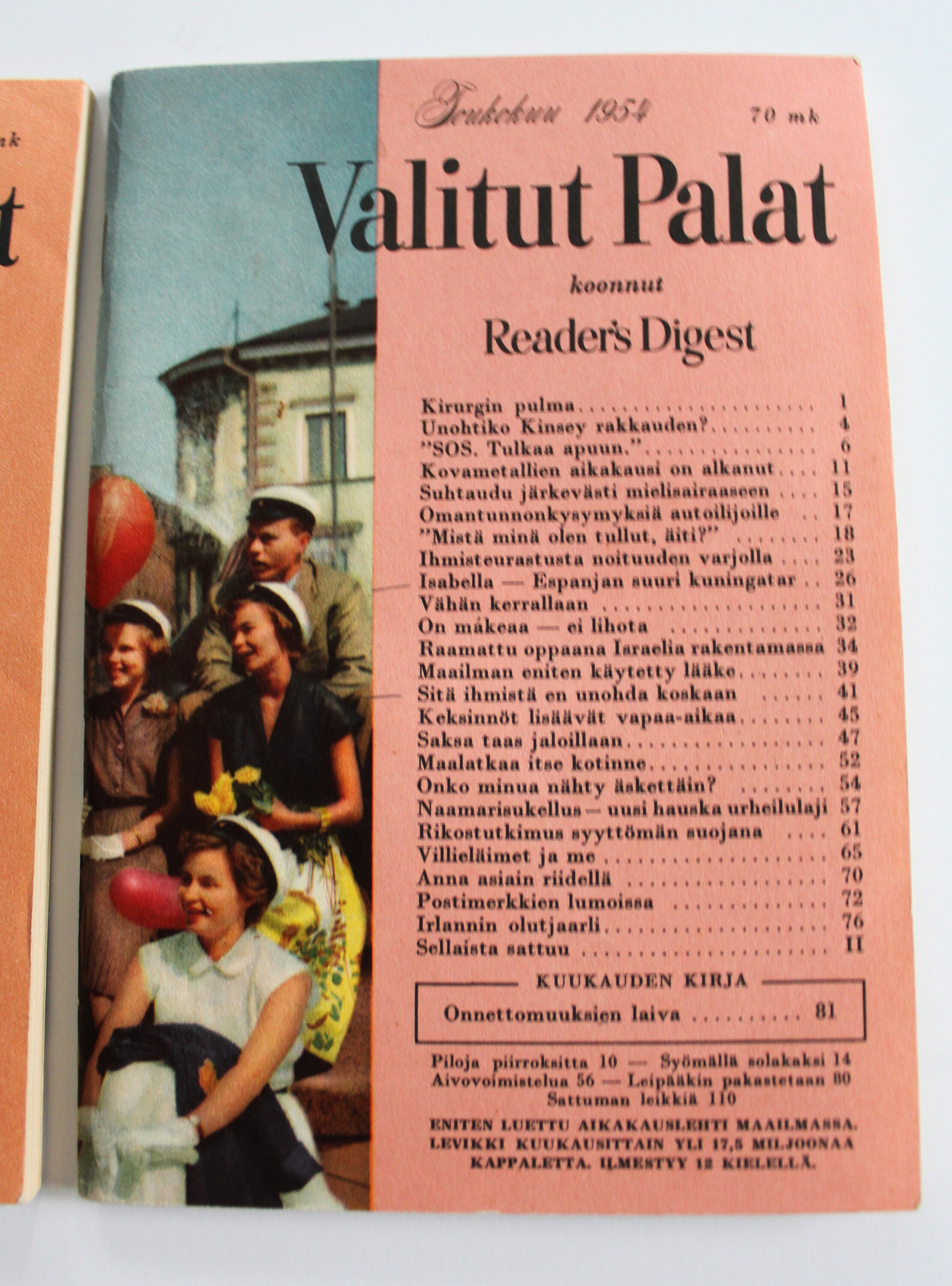 1954 Finnish Language READER'S DIGEST Valitut Palat - Etsy