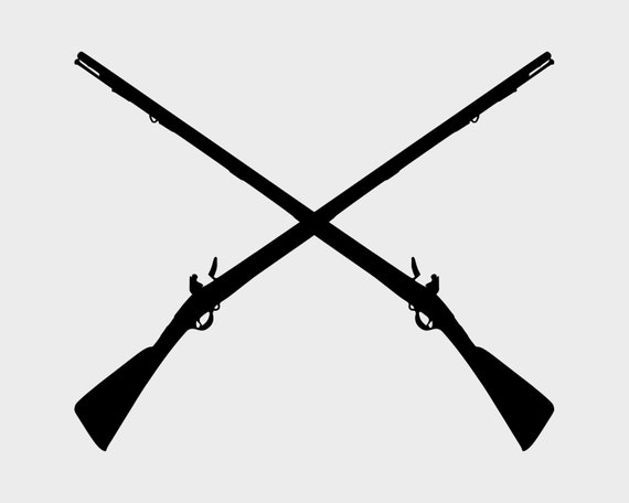 Crossed Rifles Silhouette