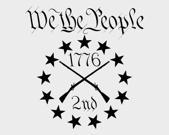 We The People.. 2nd Amendment SVG/PNG Cricut Cut File Drawing ...
