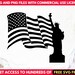 Statue of Liberty SVG File USA Flag US American Flag Svg Png - Etsy