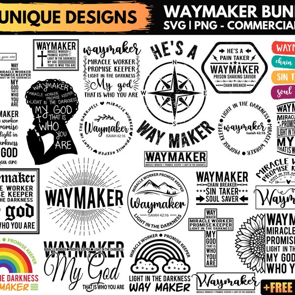 Way Maker Svg - Etsy
