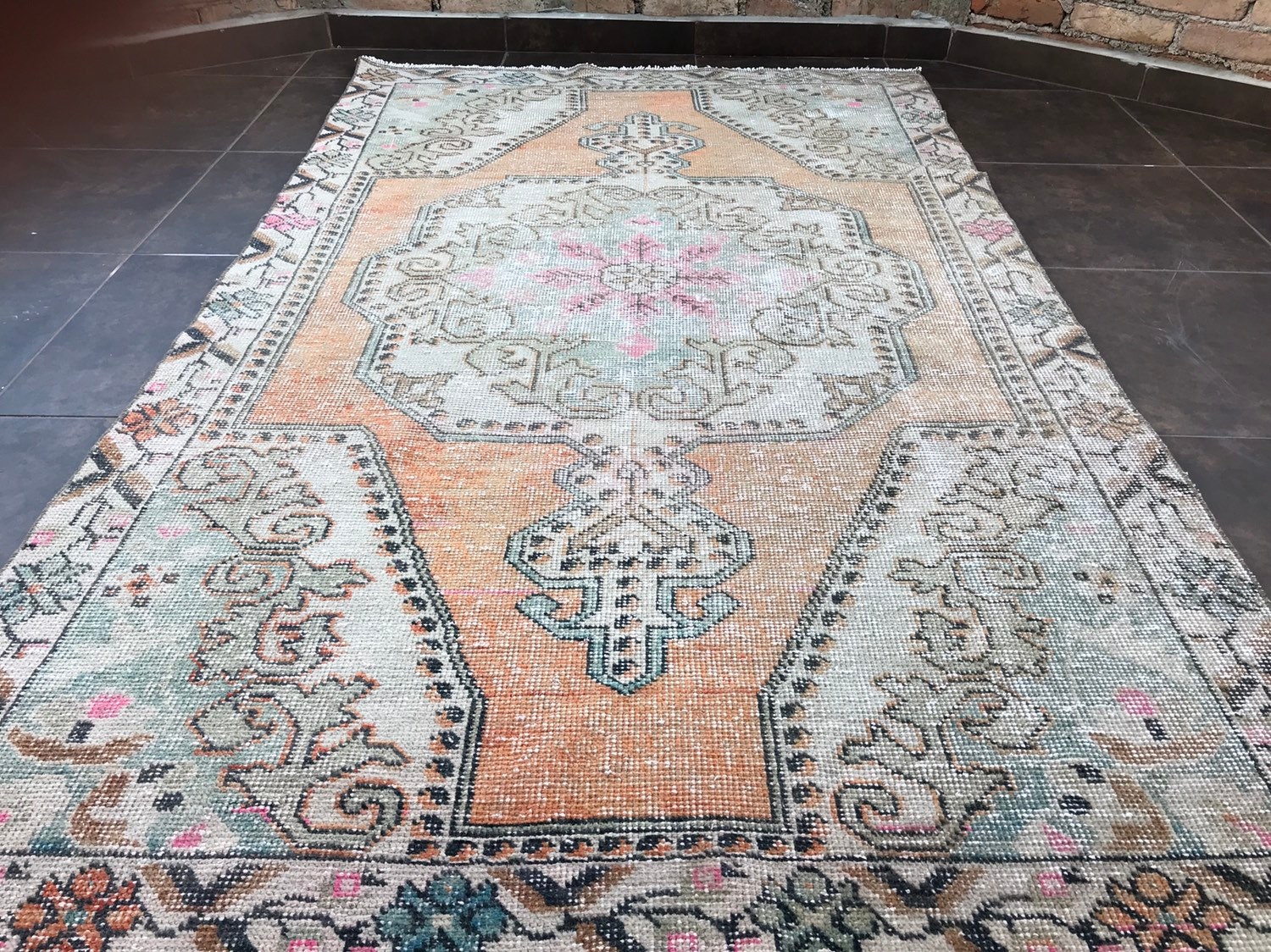 4x7 Area Rug Turkish Rug Vintage Rug Turkish Vintage Rug - Etsy