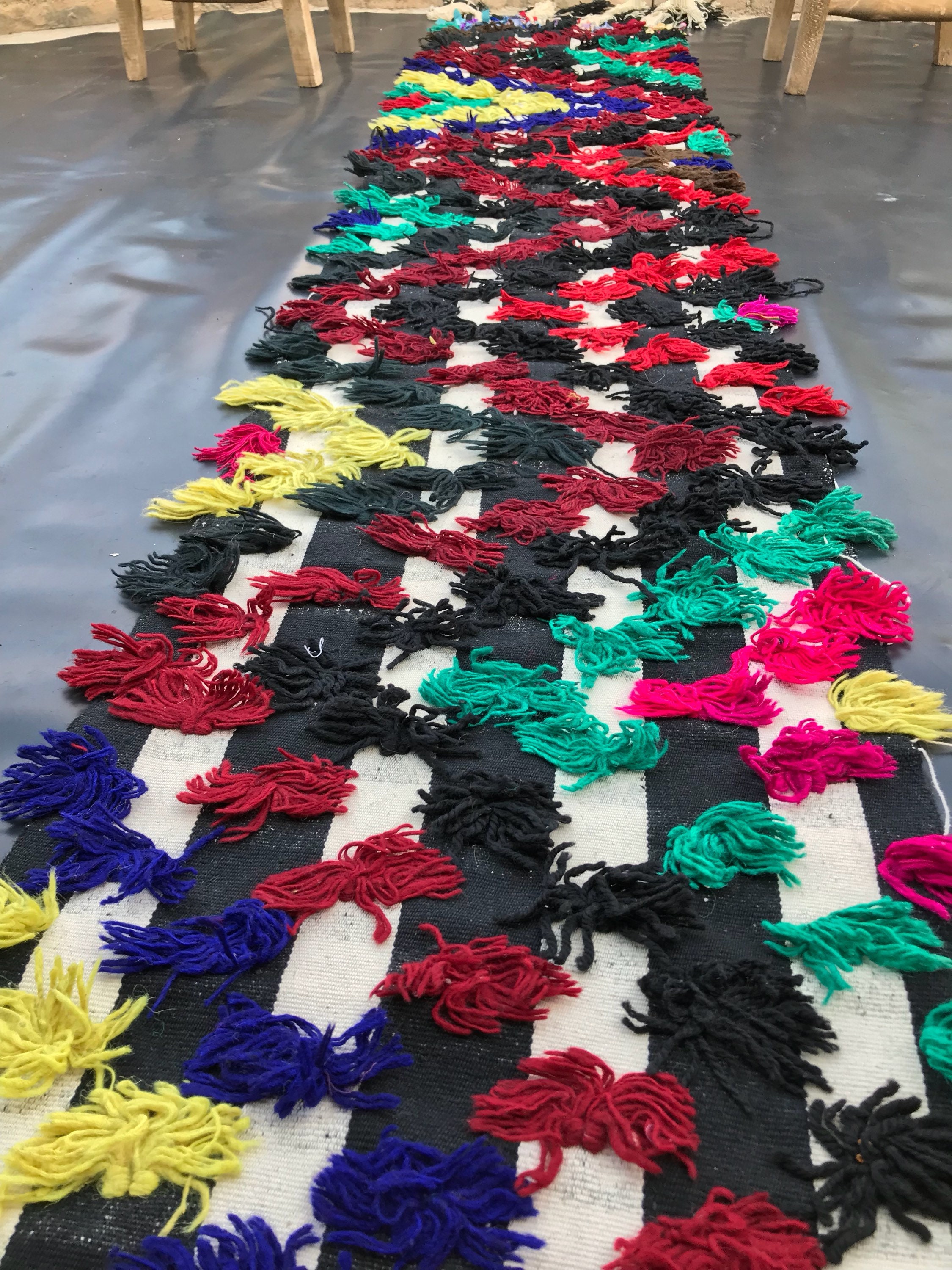 Vintage Runner Rug Long Hallway runner Tulu Rug Decorative | Etsy