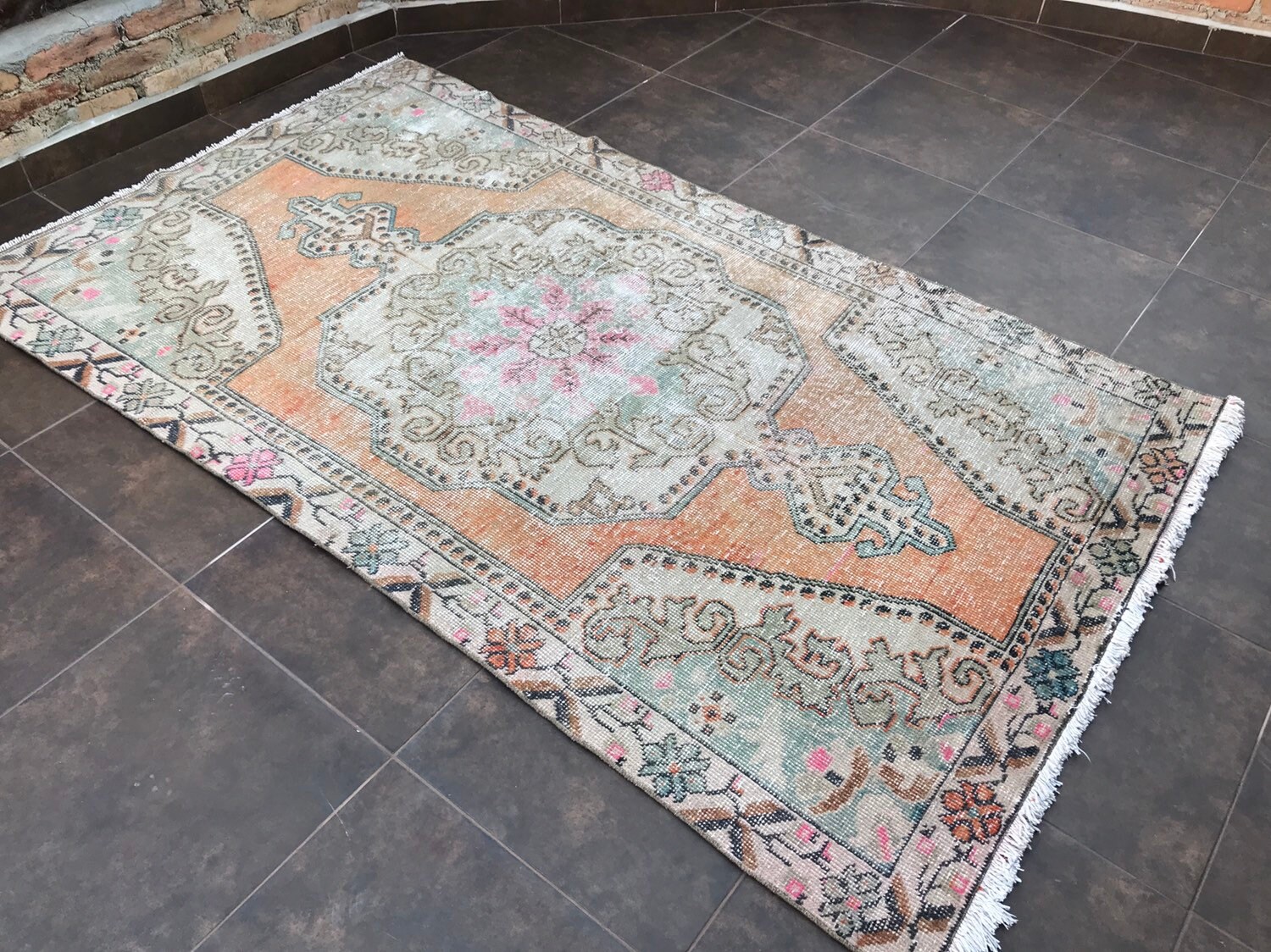 4x7 Area Rug Turkish Rug Vintage Rug Turkish Vintage Rug - Etsy