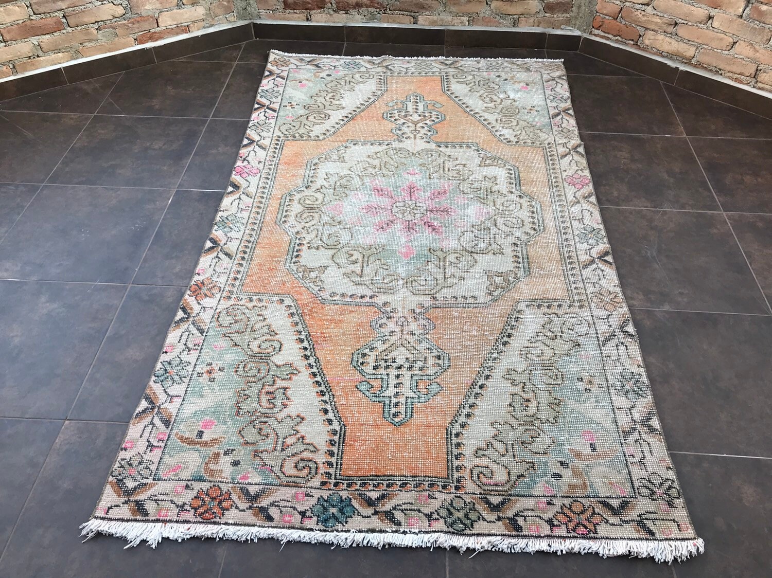 4x7 Area Rug Turkish Rug Vintage Rug Turkish Vintage Rug - Etsy