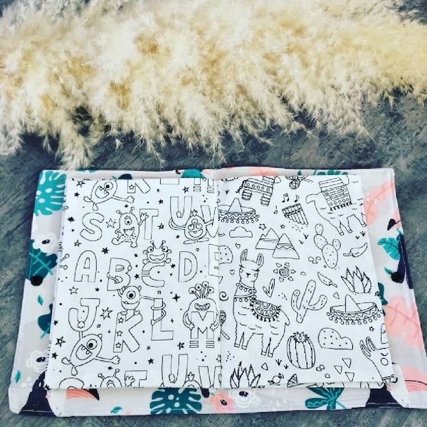 Reusable Coloring Book - Etsy