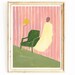 Lady Painting Wall Art | Woman in Robe Painting | Wall Decor | Gouache ...