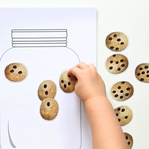 Chocolate Chip Cookie Printables, Toddler Activities, Homeschooling ...