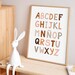Alphabet Print: Educational Poster Spanish Classroom Decor - Etsy