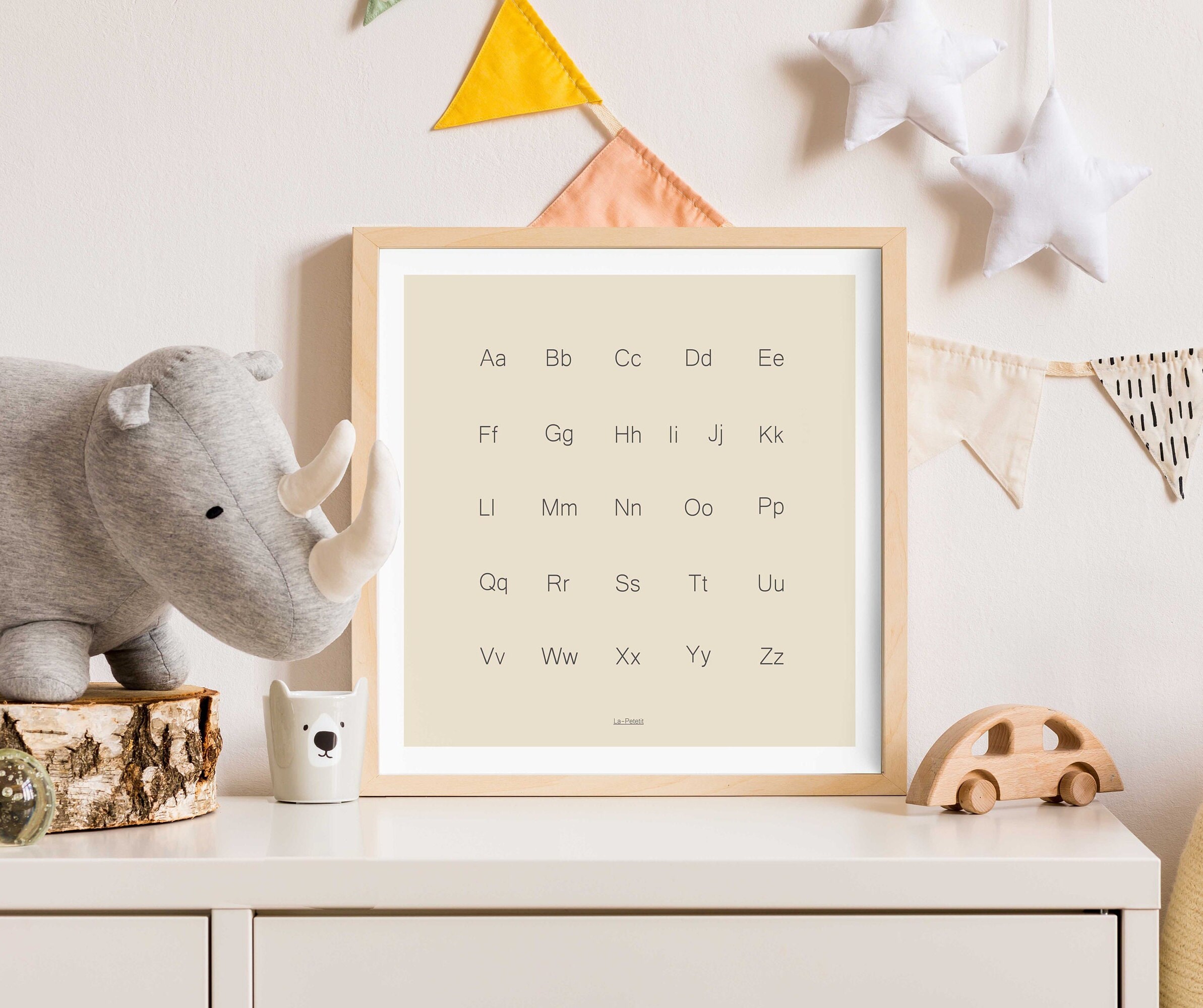 Alphabet Print: Educational Poster, Classroom Decor, Montessori ...