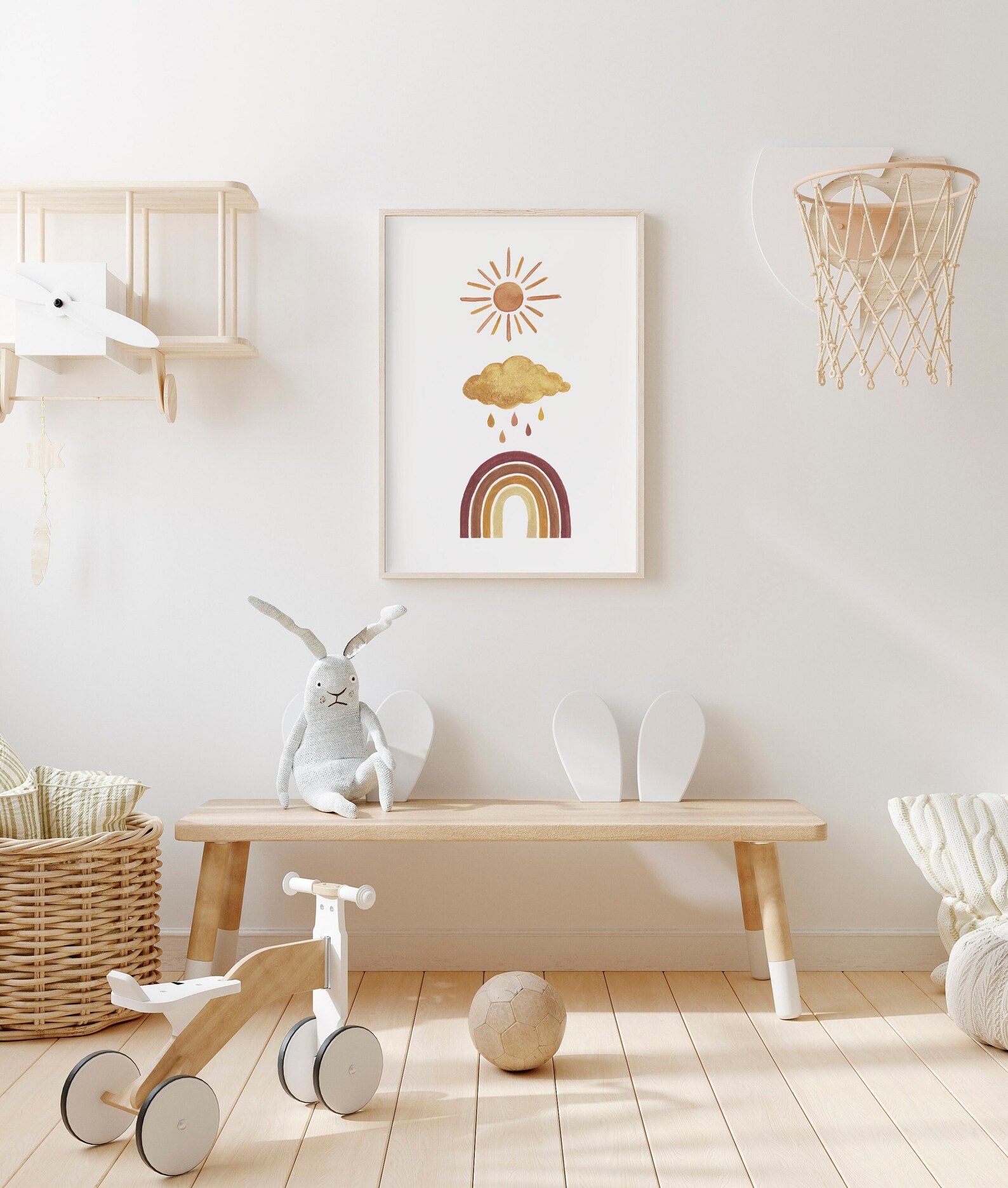 The Weather Poster: Weather Print, Classroom Decor, Minimalist Decor ...