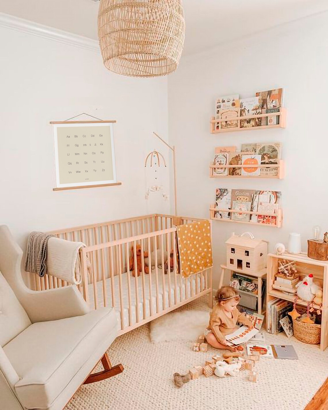 Alphabet Print: Educational Poster, Classroom Decor, Montessori ...