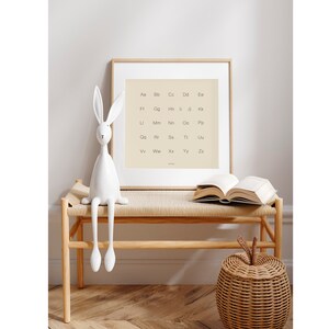 Alphabet Print: Educational Poster, Classroom Decor, Montessori ...