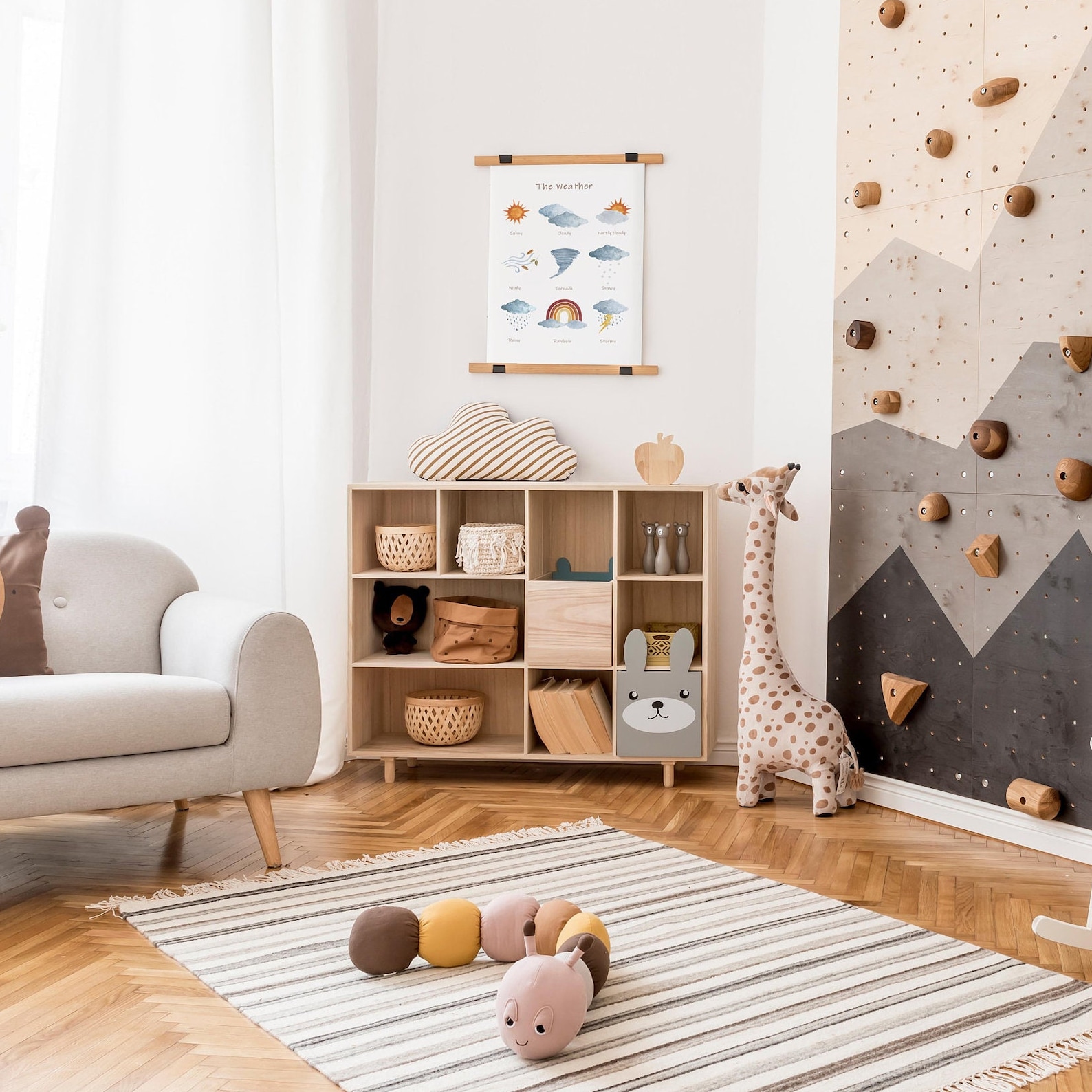 The Weather Poster: Weather Print, Educational Poster, Classroom Decor ...