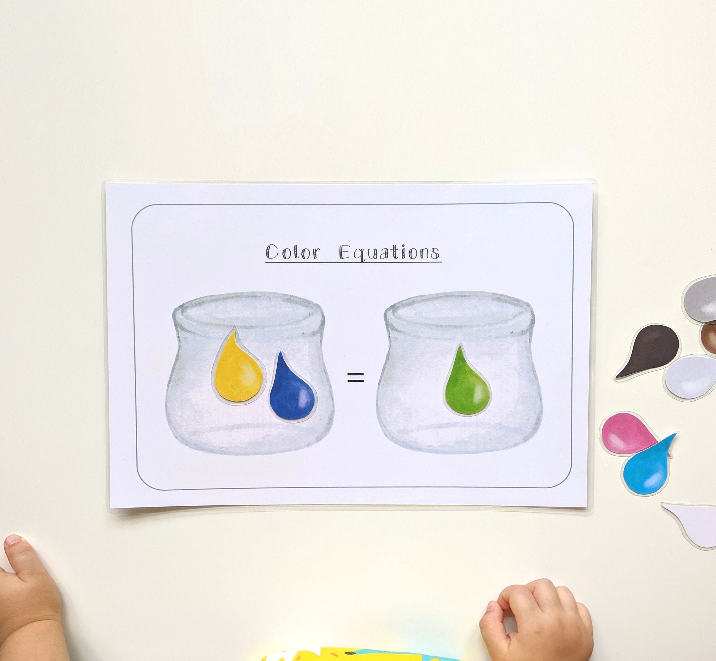 Color Mixing Game, Printable Color Activities, Color Equations ...