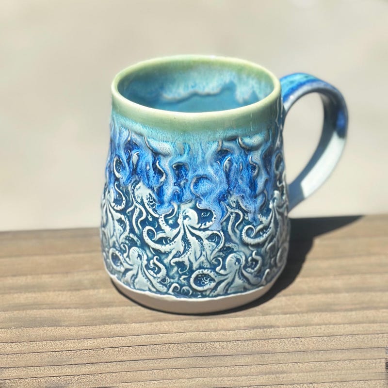 Octopus Mugs - Etsy