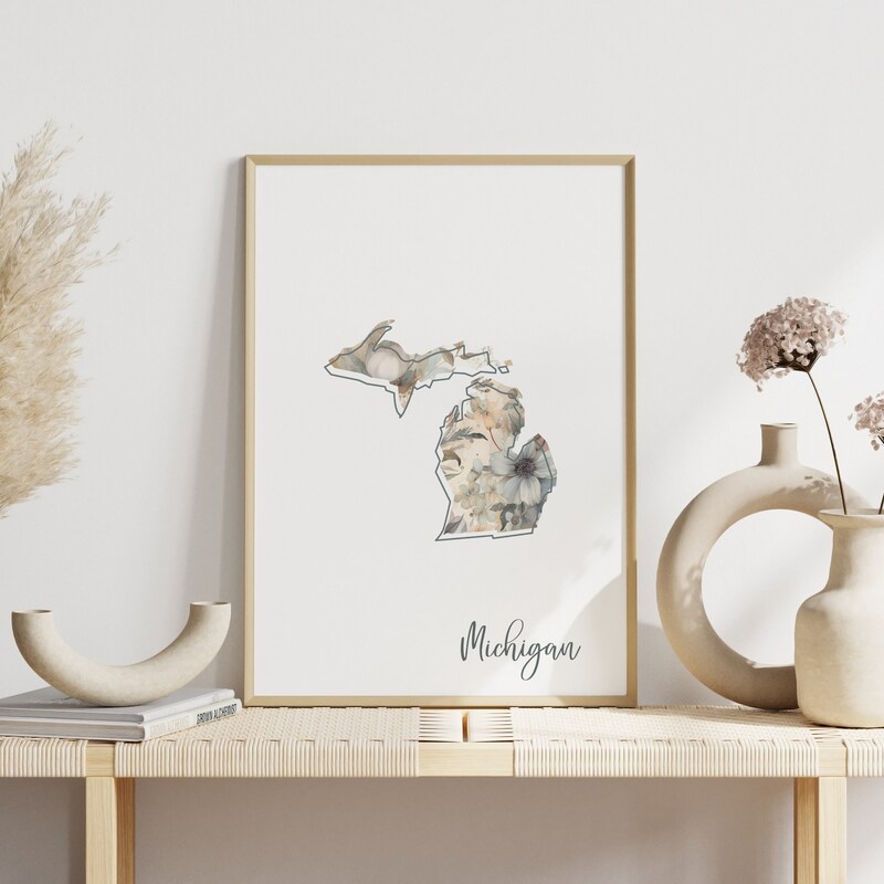 Michigan Prints - Etsy
