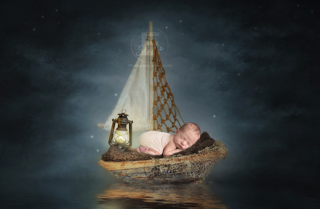 2xnewborn Ocean Backdrops, Sea Digital Background, Nautical Toddler ...