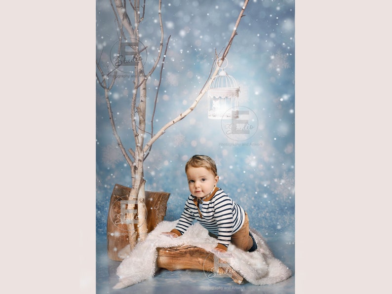 Snow Digital backdrop newborn digital props winter | Etsy