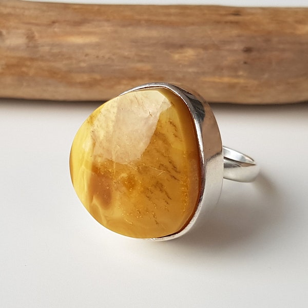 Amber Ring - Etsy